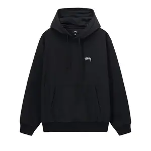StÜssy Stock Logo Hoodie - Black