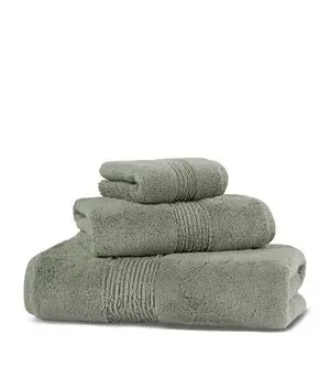 HAMAM Organic Cotton Galata Hand Towel - Green