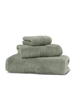 HAMAM Organic Cotton Galata Bath Sheet - Green