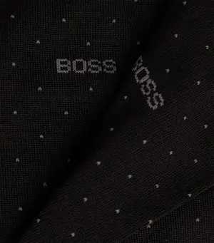 BOSS George Pin Dot Socks - Black
