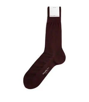 Falke No. 4 Dress Socks - Burgundy