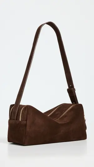 ELLEME Trousse Suede Shoulder Bag - Brownie