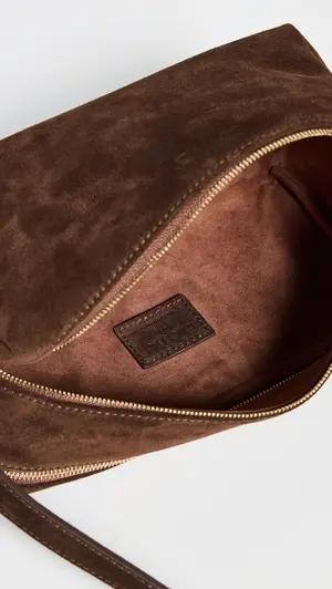 ELLEME Trousse Suede Shoulder Bag - Brownie