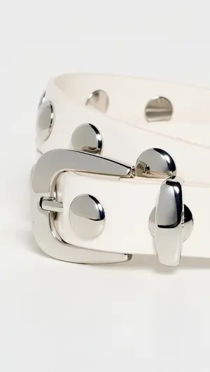 Madewell Western Studded Belt - Ivory
