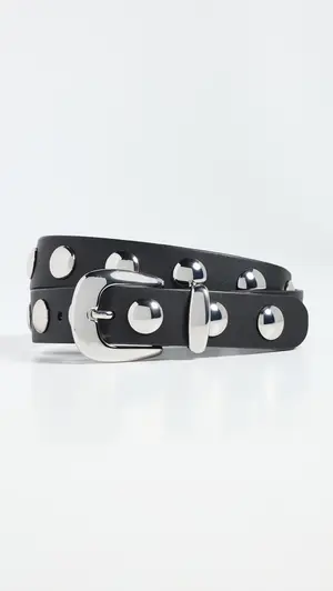 Madewell Western Studded Belt - True Black