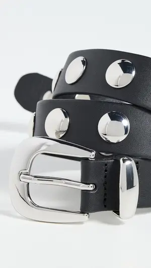 Madewell Western Studded Belt - True Black