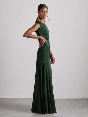 REISS Elliotte Atelier Gathered Maxi Dress