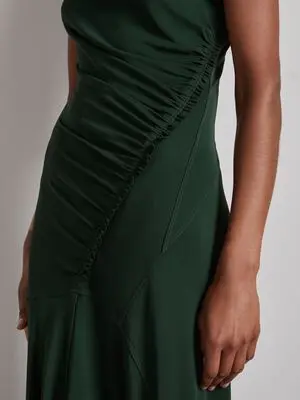 REISS Elliotte Atelier Gathered Maxi Dress