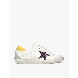 GOLDEN GOOSE Superstar Leather Low-top Trainers - White/comb