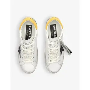 GOLDEN GOOSE Superstar Leather Low-top Trainers - White/comb