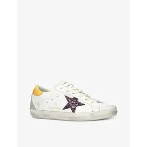 GOLDEN GOOSE Superstar Leather Low-top Trainers - White/comb