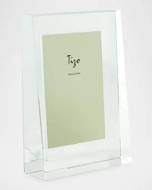 TIZO Crystal Pyramid Frame, 4" X 6" Clear