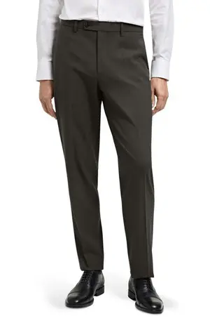 Mango Slim Fit Dress Pants - Green