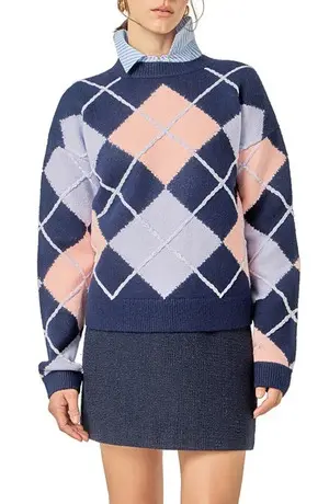 English Factory Drop Shoulder Sweaters For Women