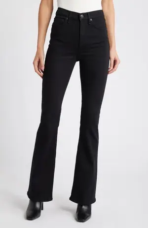 Rag & Bone Flexi Peyton High-waist Bootcut Jeans - Black