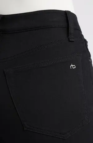 Rag & Bone Flexi Peyton High-waist Bootcut Jeans - Black