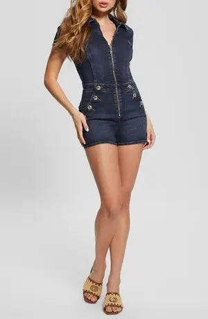 Guess Janae Denim Romper - Swift