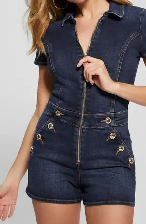 Guess Janae Denim Romper