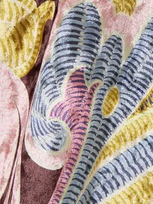 Etro Printed Stretch-chenille Flared Pants