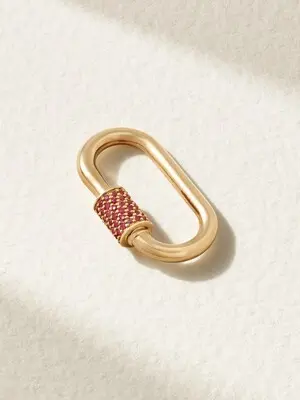 MARLA AARON 14 Karat Sapphire Pendant - Gold