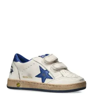 GOLDEN GOOSE Ball Star Velcro Leather Sneakers