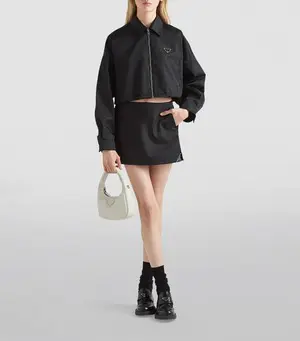Prada Crop Re-nylon Jacket