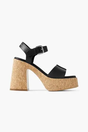 Stella McCartney Skyla Vegea® Platform Sandals - Black