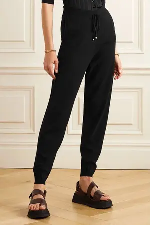 Stella McCartney Julia Wool Track Pants - Black