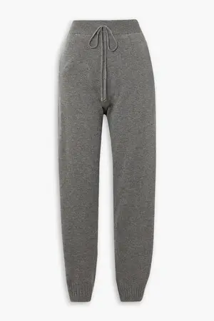 Stella McCartney Julia Wool Track Pants Dark Gray
