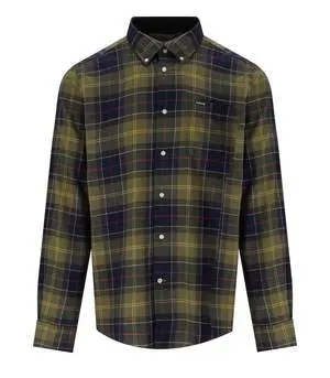 Barbour Fortrose Tartan Blue Shirt - Green