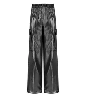 WHITE SAND Metal Cargo Trousers - Grey