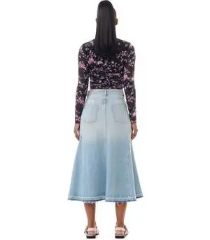 GANNI Denim Skirt