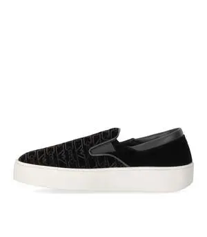 Emporio Armani Monogram Velvet Sneakers