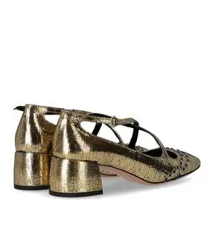 A.BOCCA Crackled Pumps