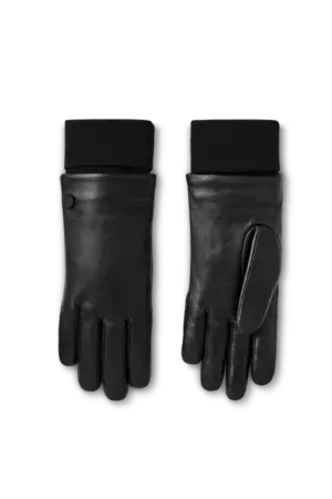 Canada Goose Leather Gloves - Black