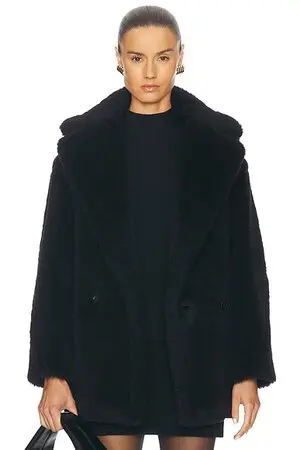 Max Mara Olga Short Coat - Black