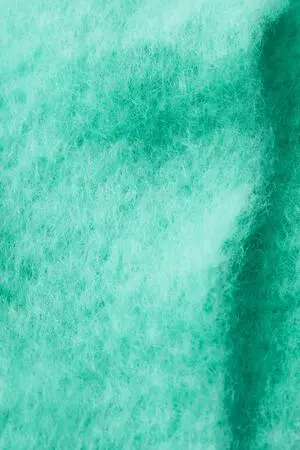 Cos Fringed Brushed-mohair Scarf - Green