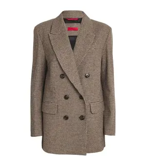 Max & Co. Wool-blend Double-breasted Blazer - Brown