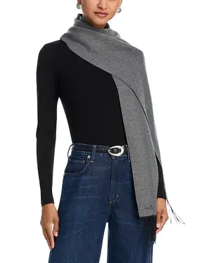 Echo Double Face Scarf - Black