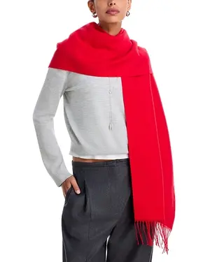Echo Double Face Scarf Cherry