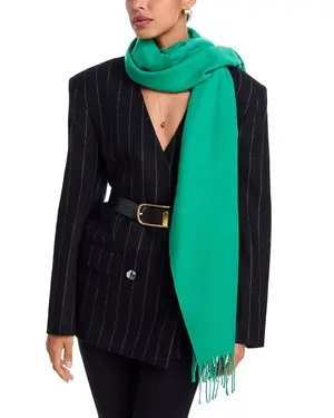 Echo Double Face Scarf Emerald