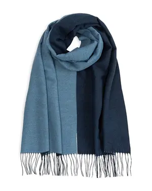 Echo Double Face Scarf Navy
