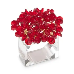 KIM SEYBERT Aster Napkin Ring - Red