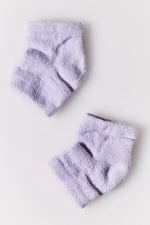 VOESH Moisturizing Heel Socks Set - Purple