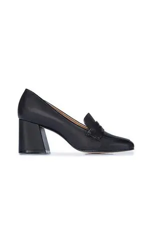 Bernardo Nessa Block Heel Loafers - Black