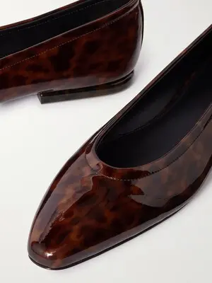 Loro Piana Primula Leopard-print Ballet Flats