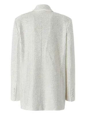 Pinko Stud-embellished Blazer - White