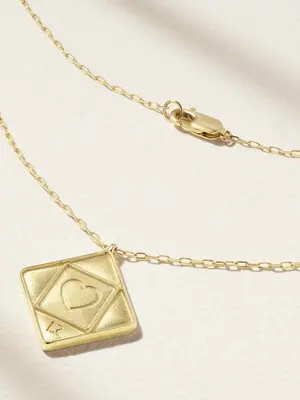 Lauren Rubinski Initial Diamond Pendant Necklace