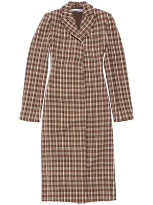 Acne Studios Check-print Coat