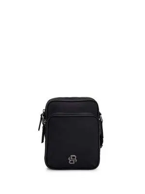 BOSS Logo Messenger Bag - Black